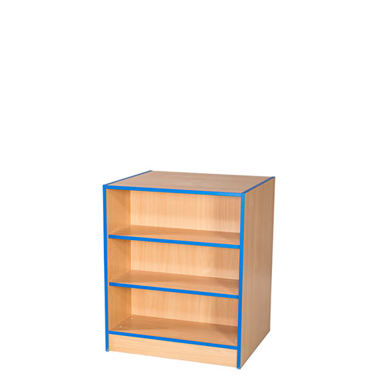 Folio Wide Double-Sided Library Bookcase + Flat Top | theClassroom.co