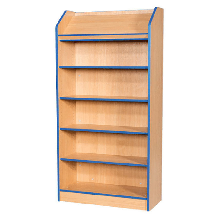 Folio Wide Library Bookcase + Angled Shelf | theClassroom.co