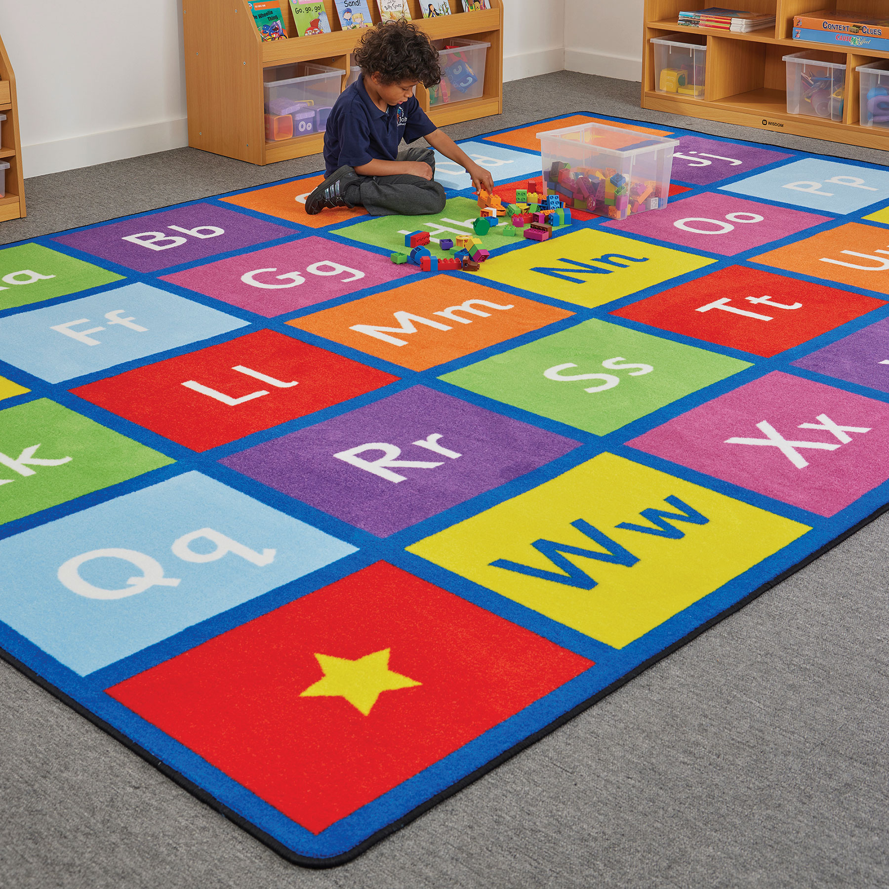Large Alphabet Learning Rug | theClassroom.co