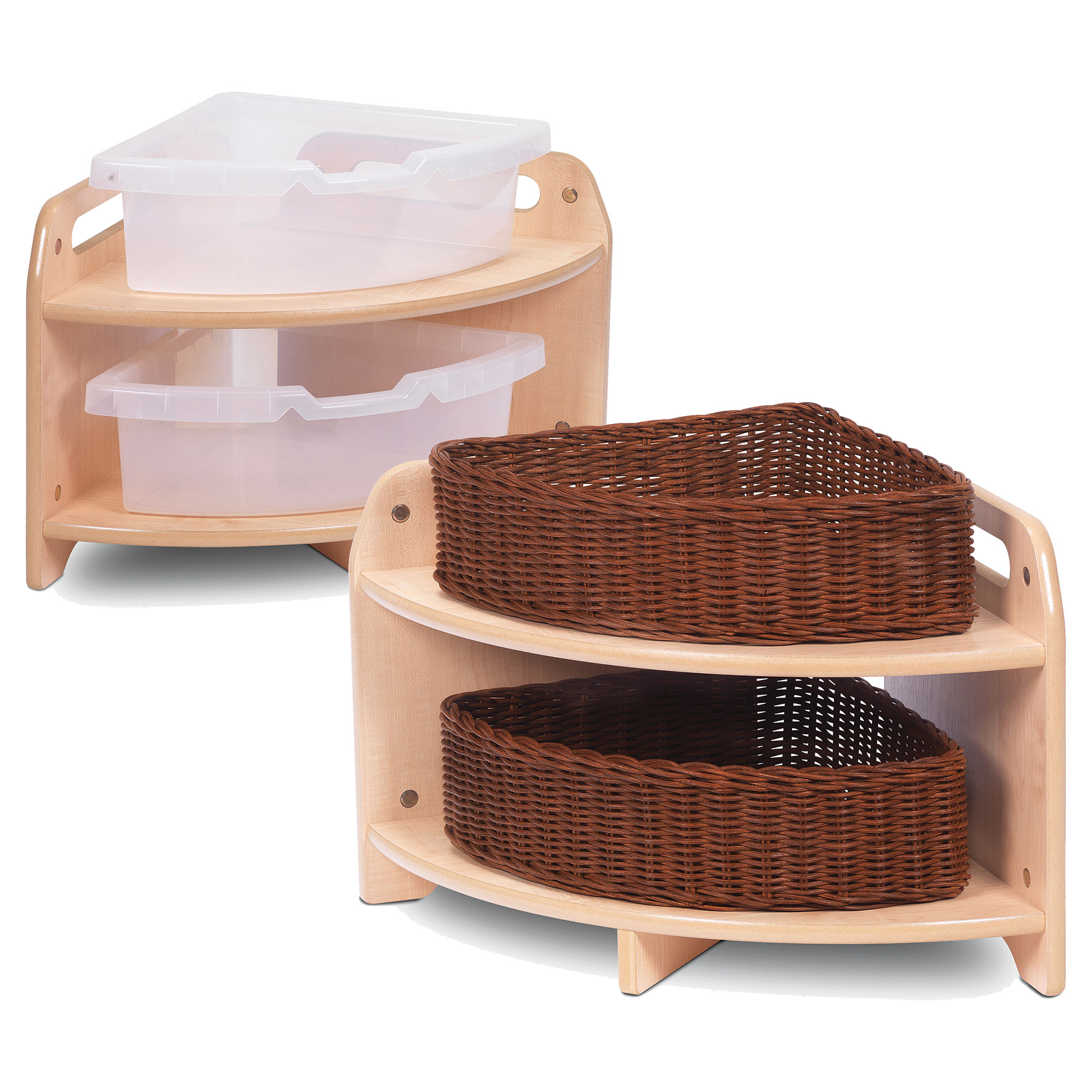 Low 90º Corner Unit + Storage