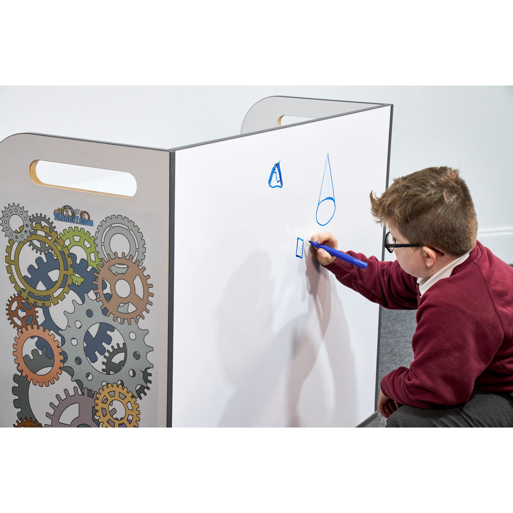 MakerTeam 4 Shelf Classroom Trolley | theClassroom.co
