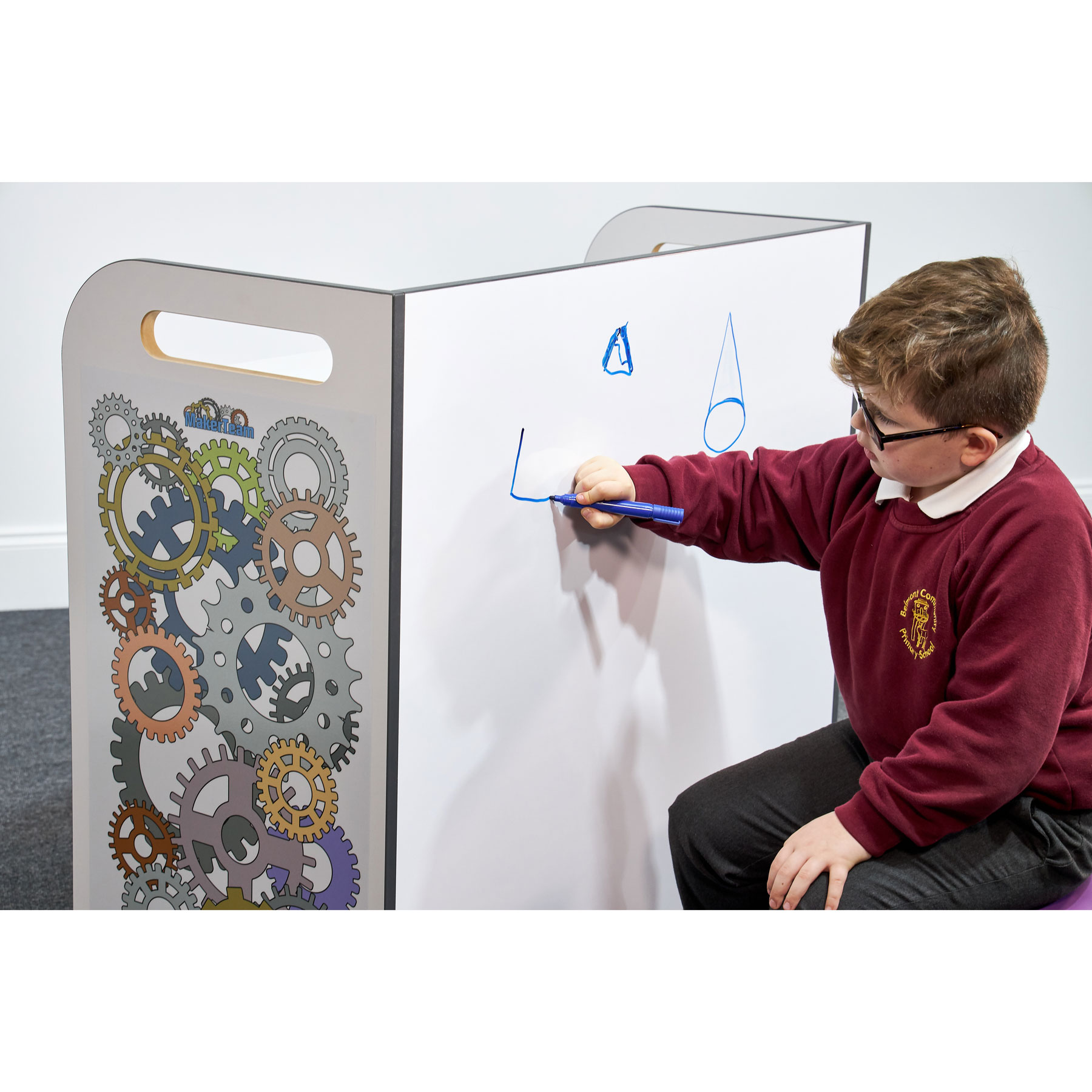MakerTeam 4 Shelf Classroom Trolley | theClassroom.co
