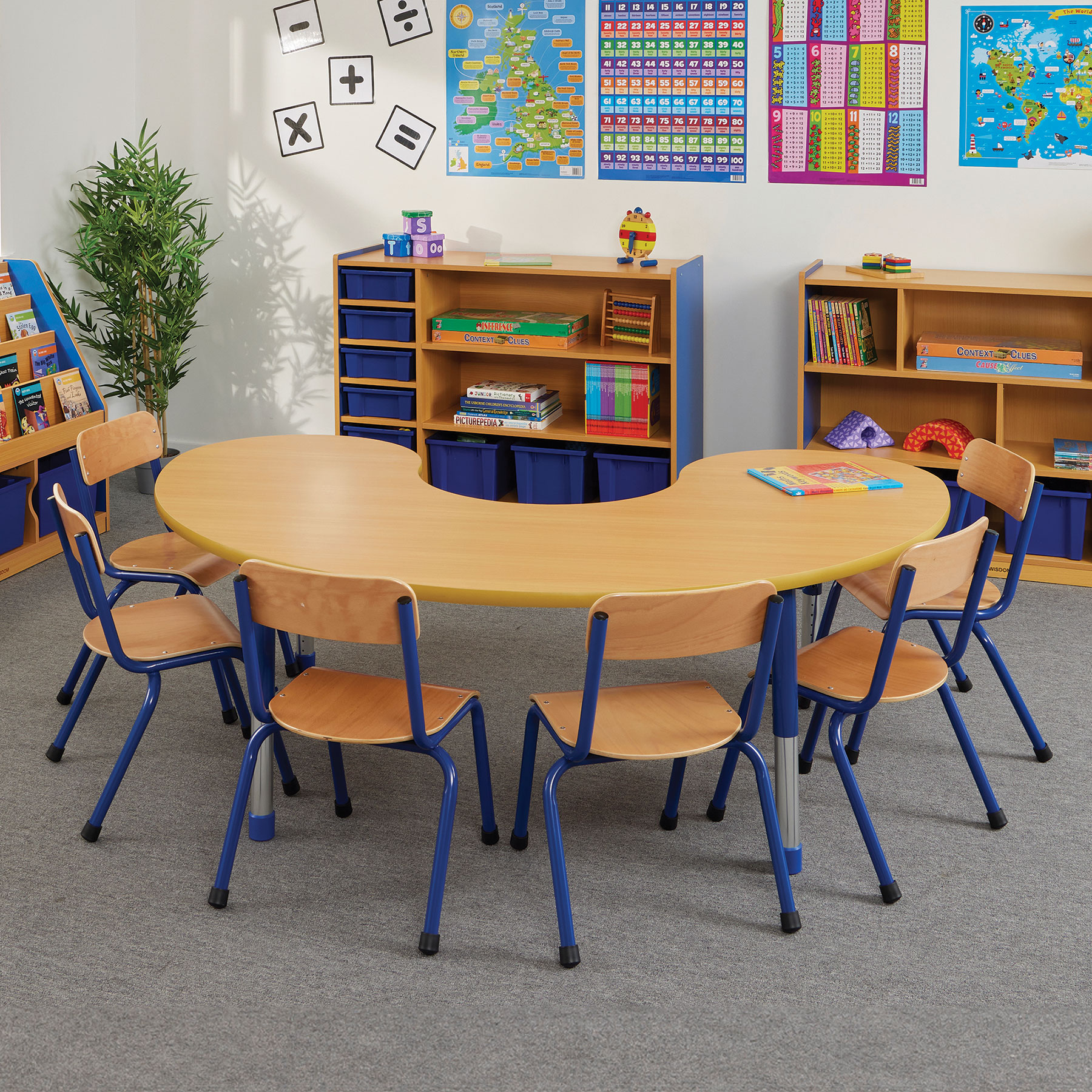 Milan Height Adjustable Group Table | theClassroom.co