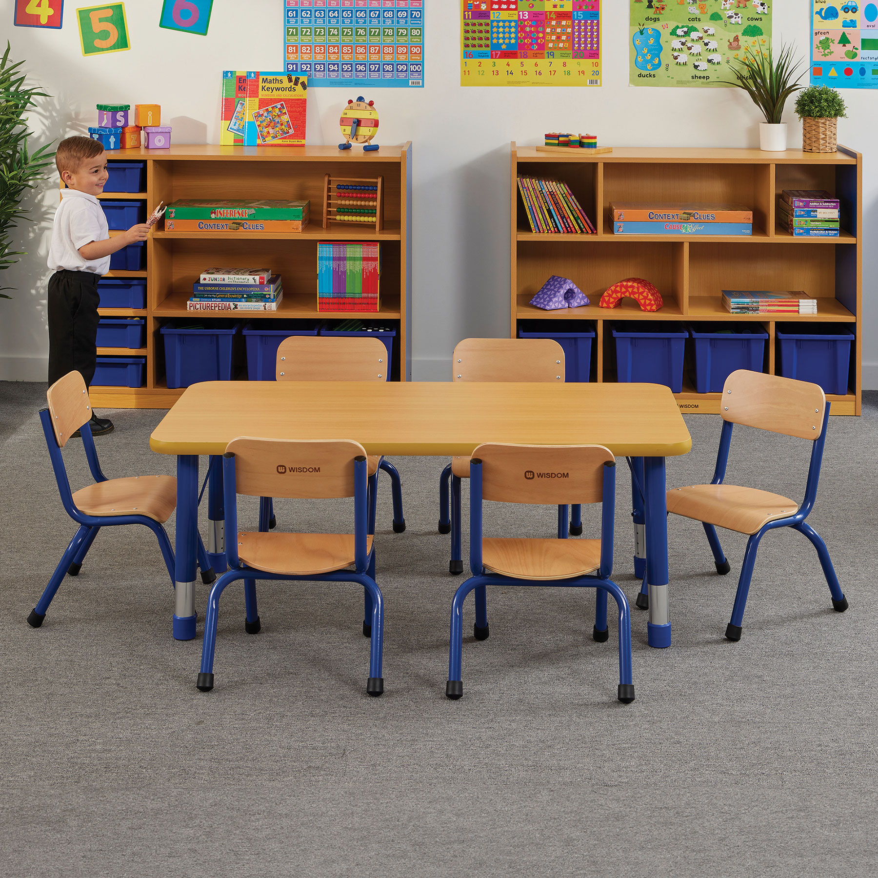 Milan Height Adjustable Rectangular Tables | theClassroom.co