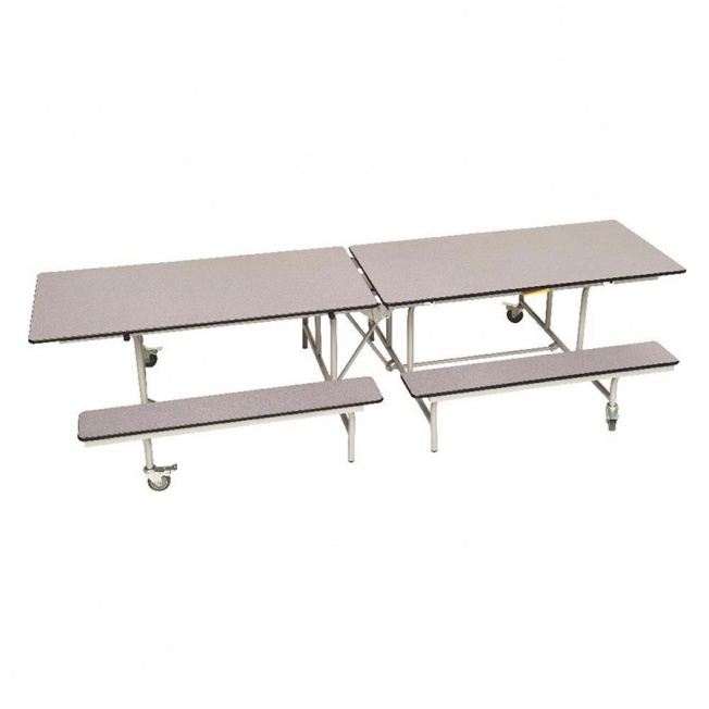 Mobile Rectangular Folding Table - Bench | theClassroom.co