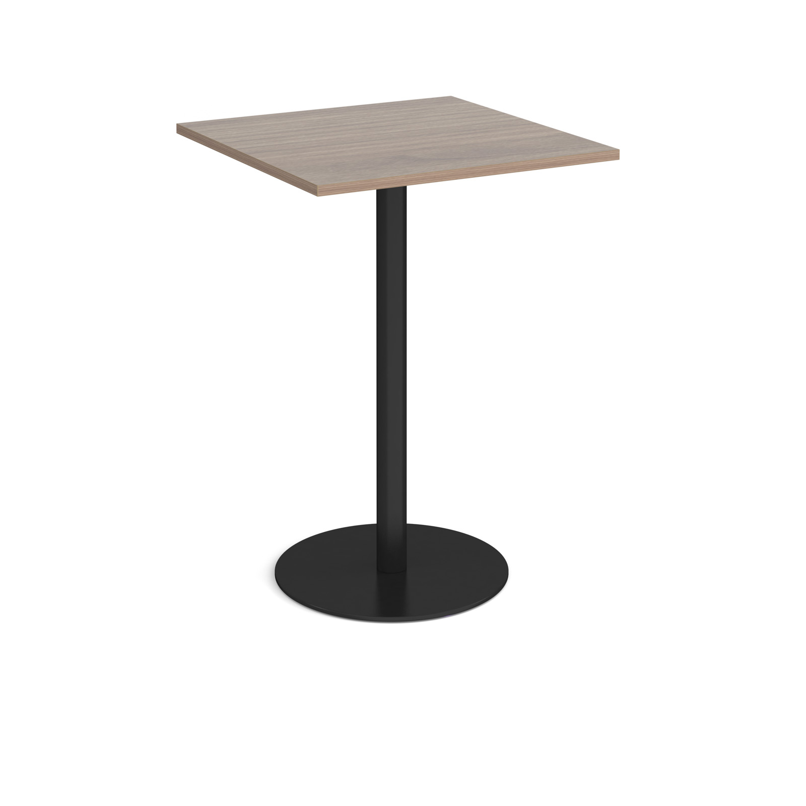 Monza Square Poseur Table with Flat Round Base | theClassroom.co