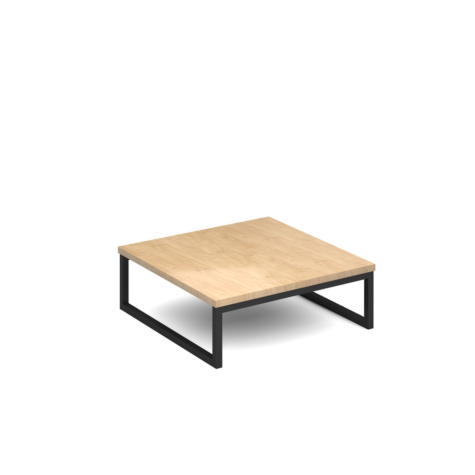 Nera Square Coffee Table 700mm x 700mm with Black Frame | theClassroom.co