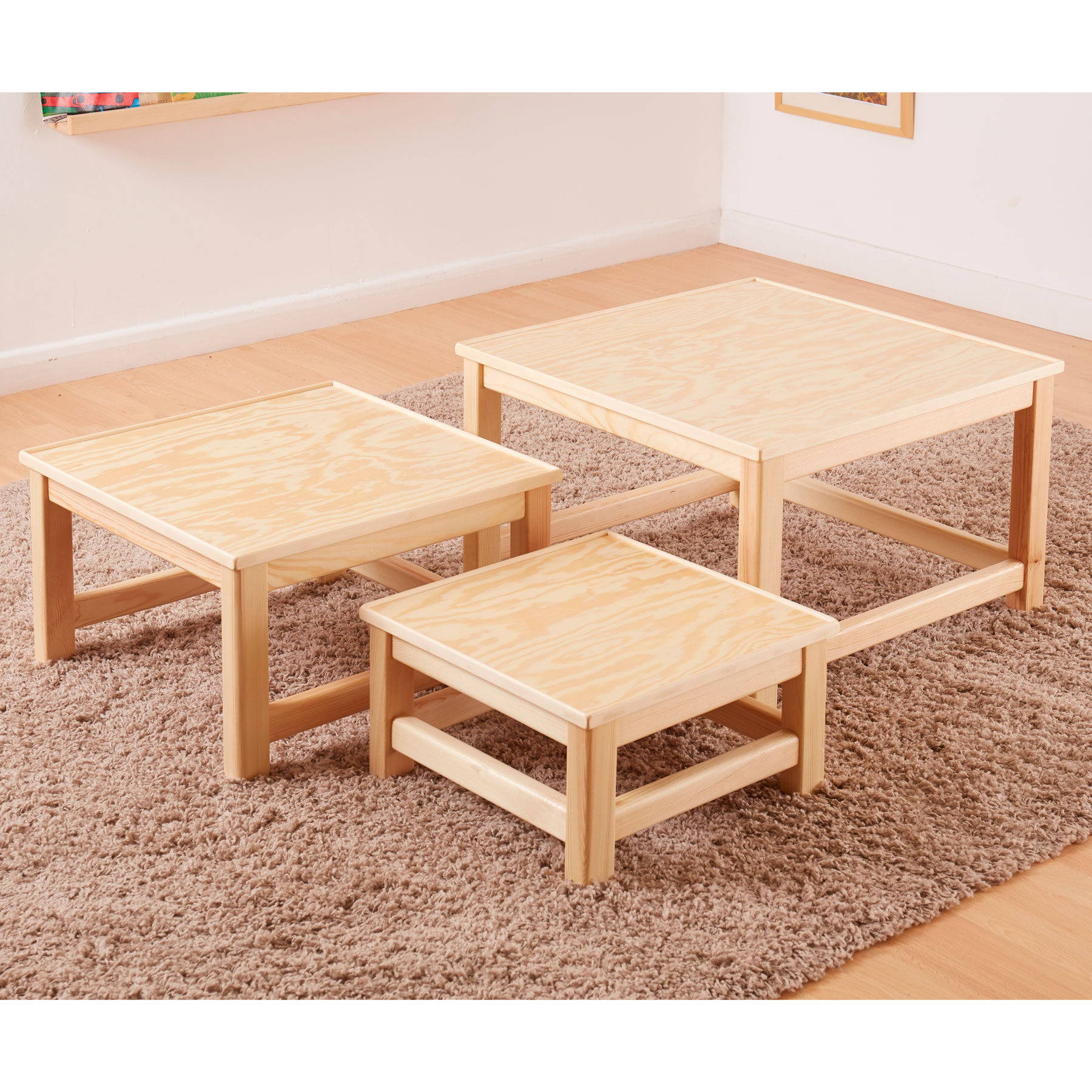 Nesting Play Tables Pack Of 3