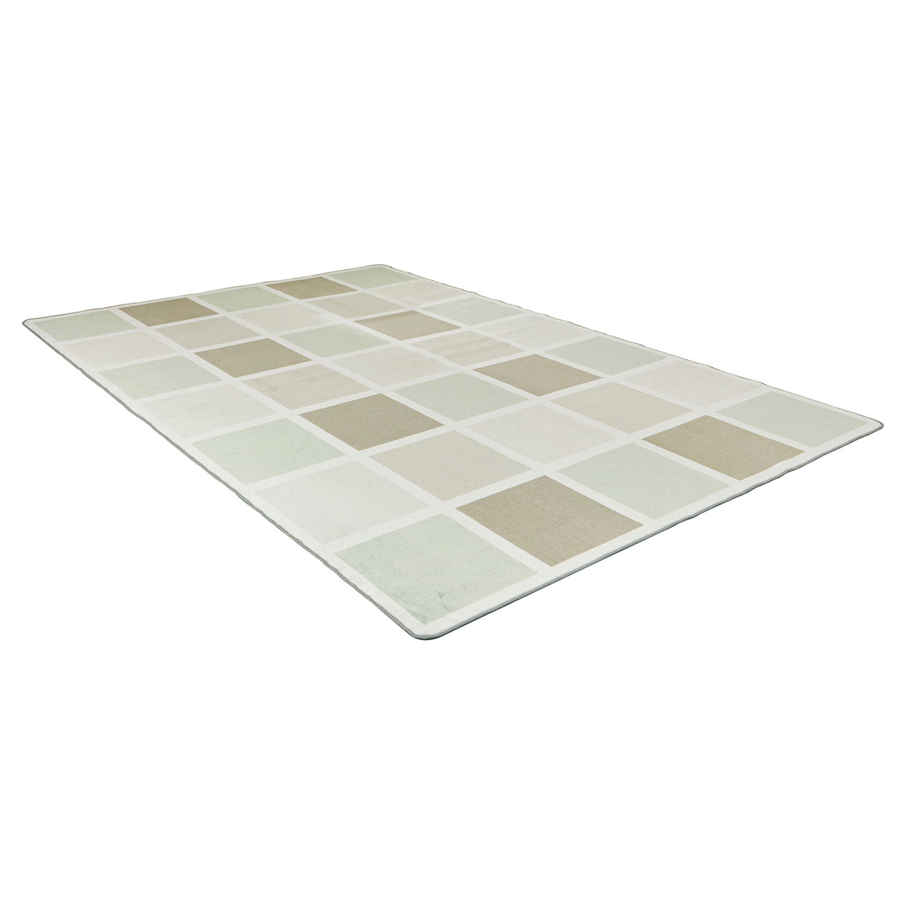 Neutral Squares Classroom Rug | theClassroom.co