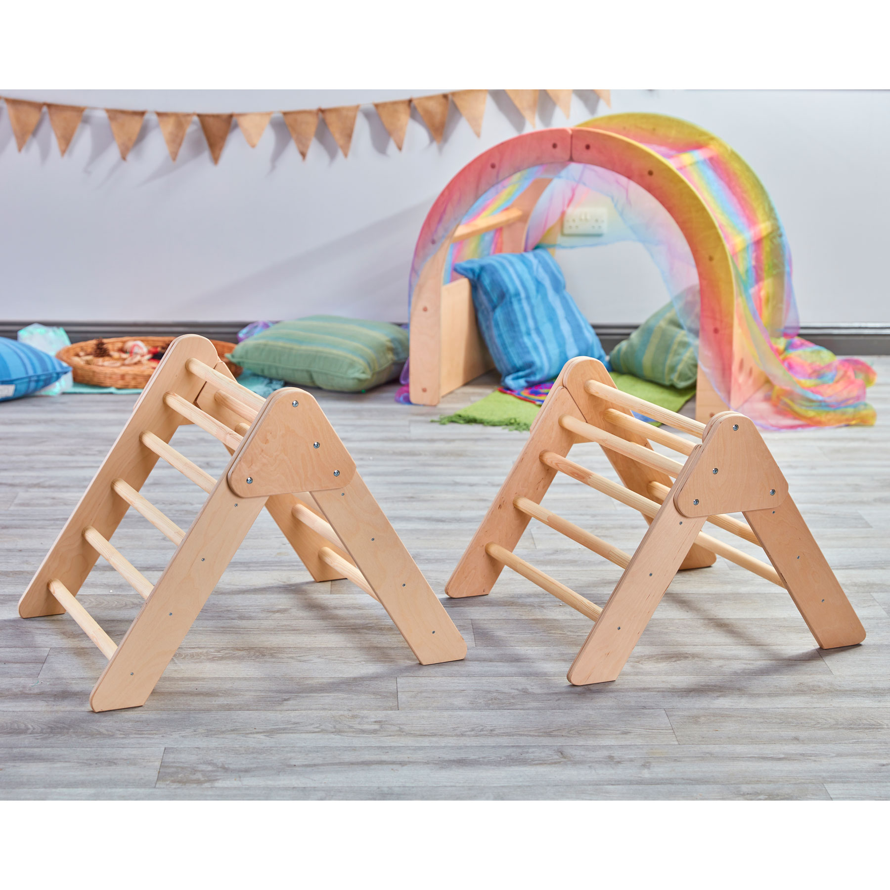 Pikler Style Clambering Folding Triangles