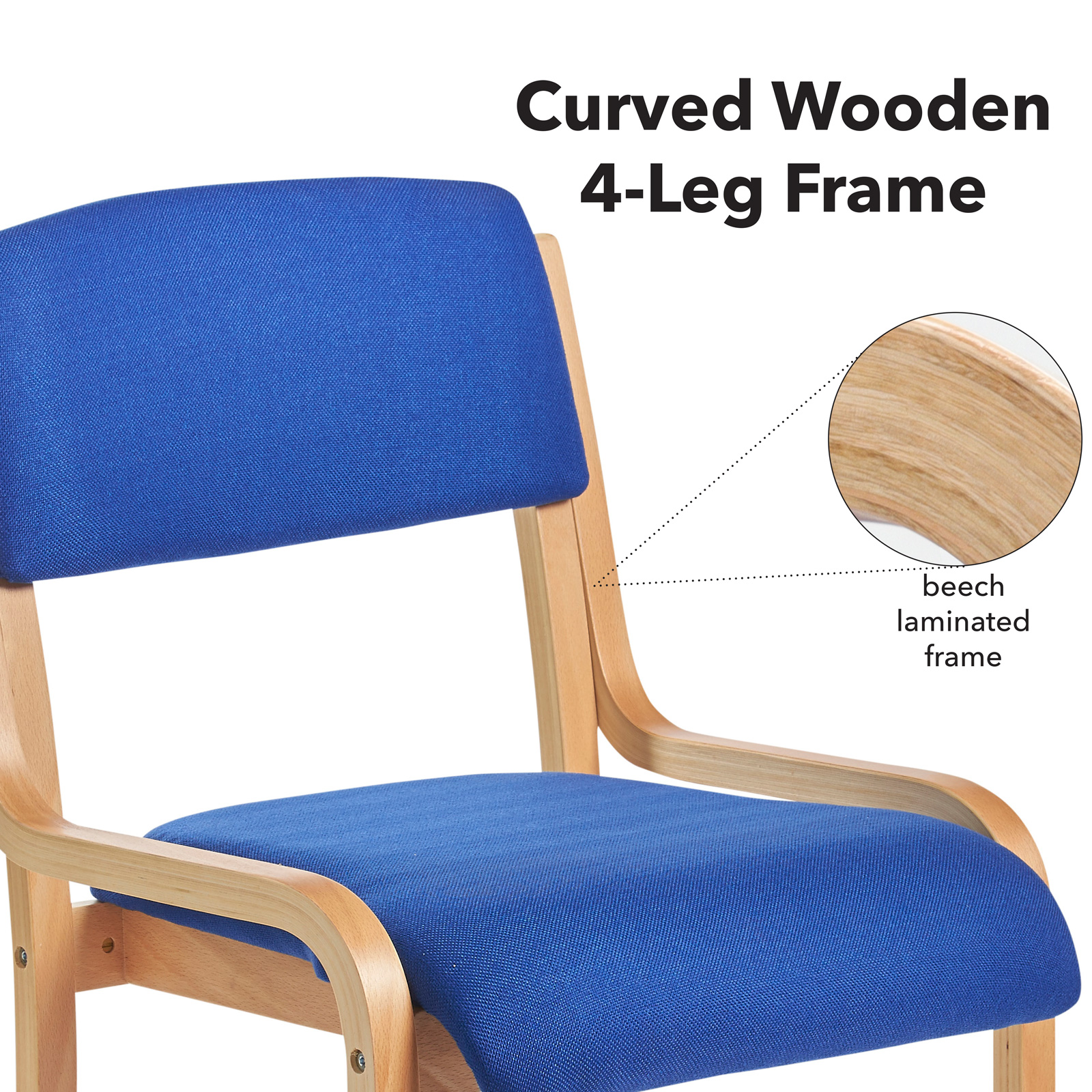 Prague Wooden Conference Chair