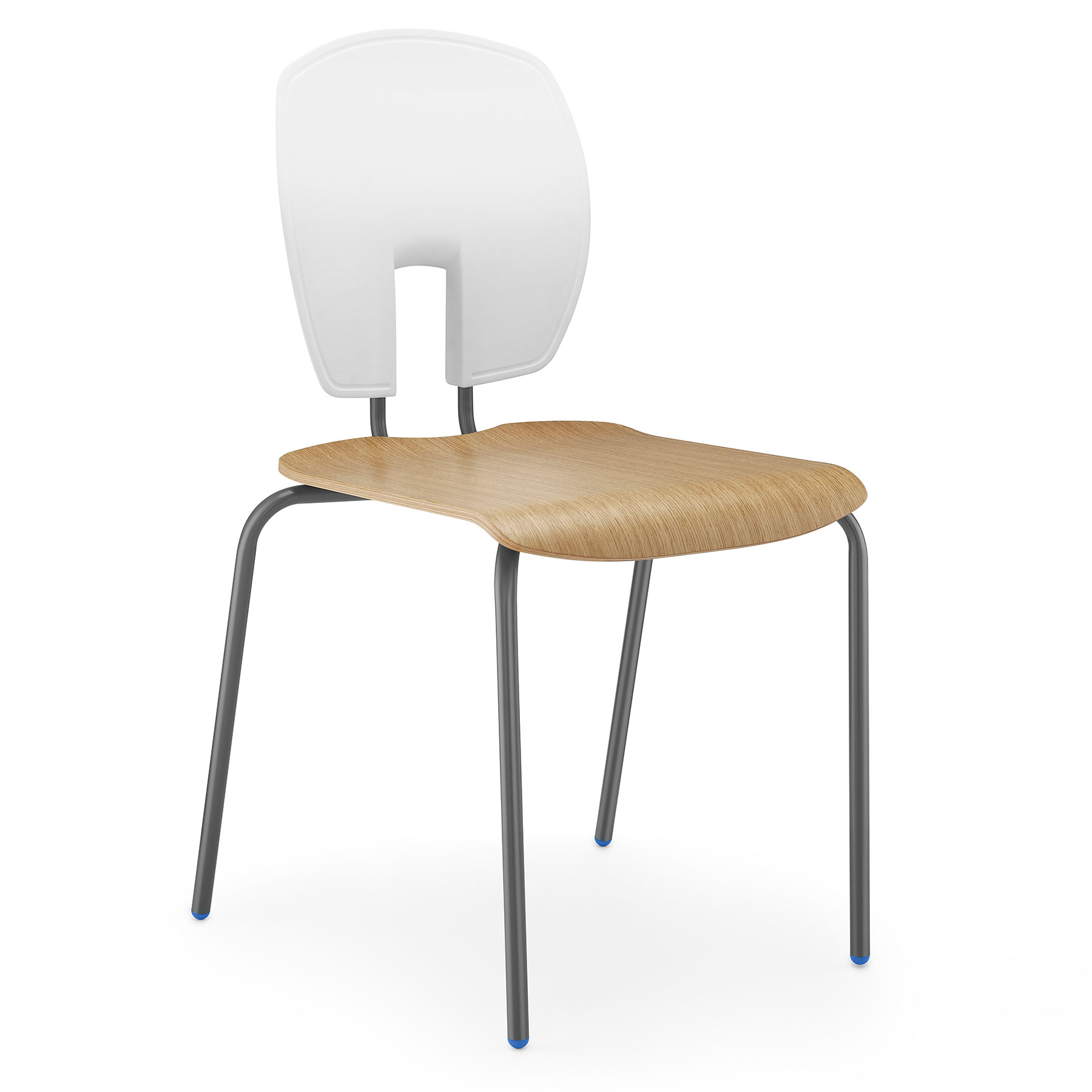 SE Curve School Classroom Chair + Wooden Seat | theClassroom.co