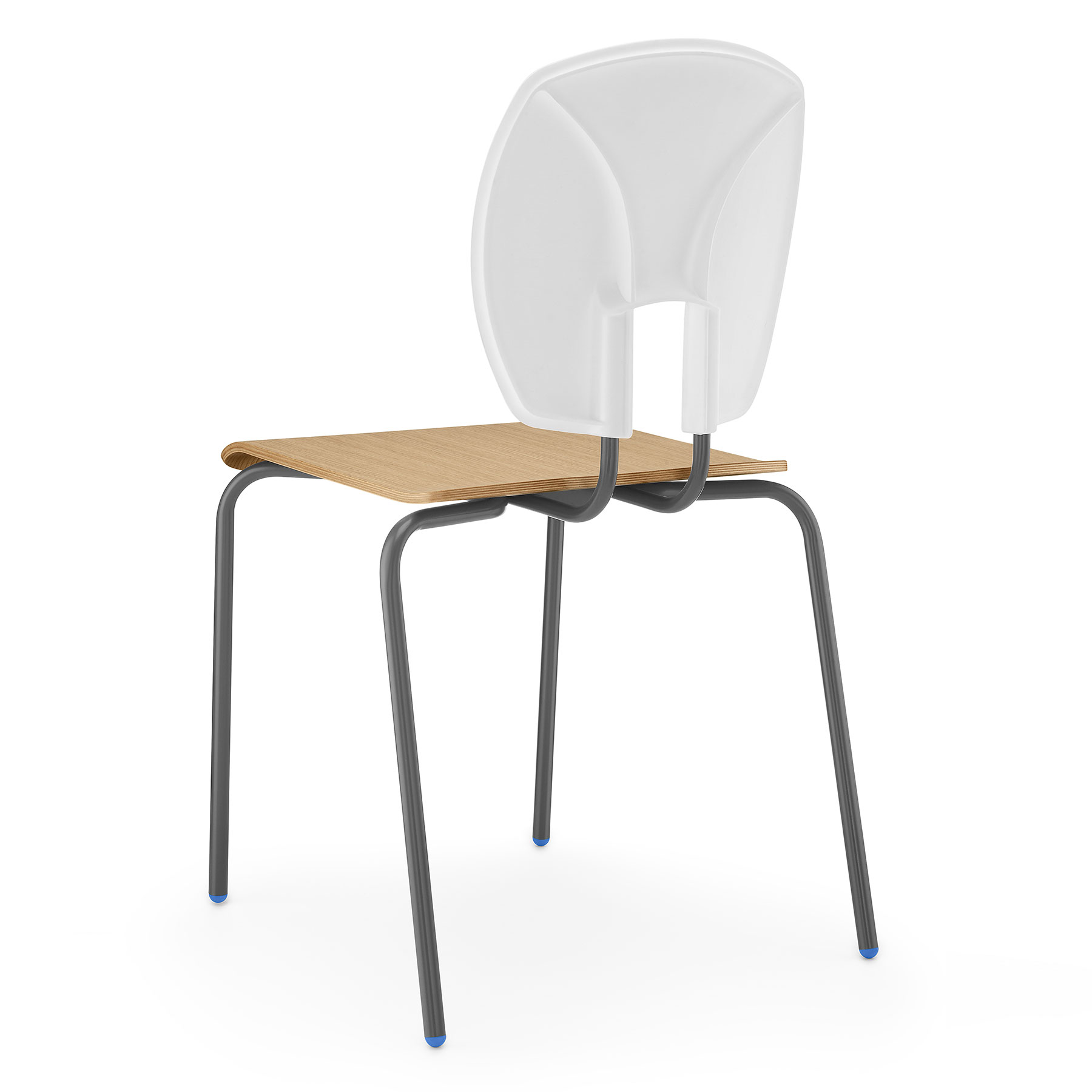SE Curve School Classroom Chair + Wooden Seat | theClassroom.co
