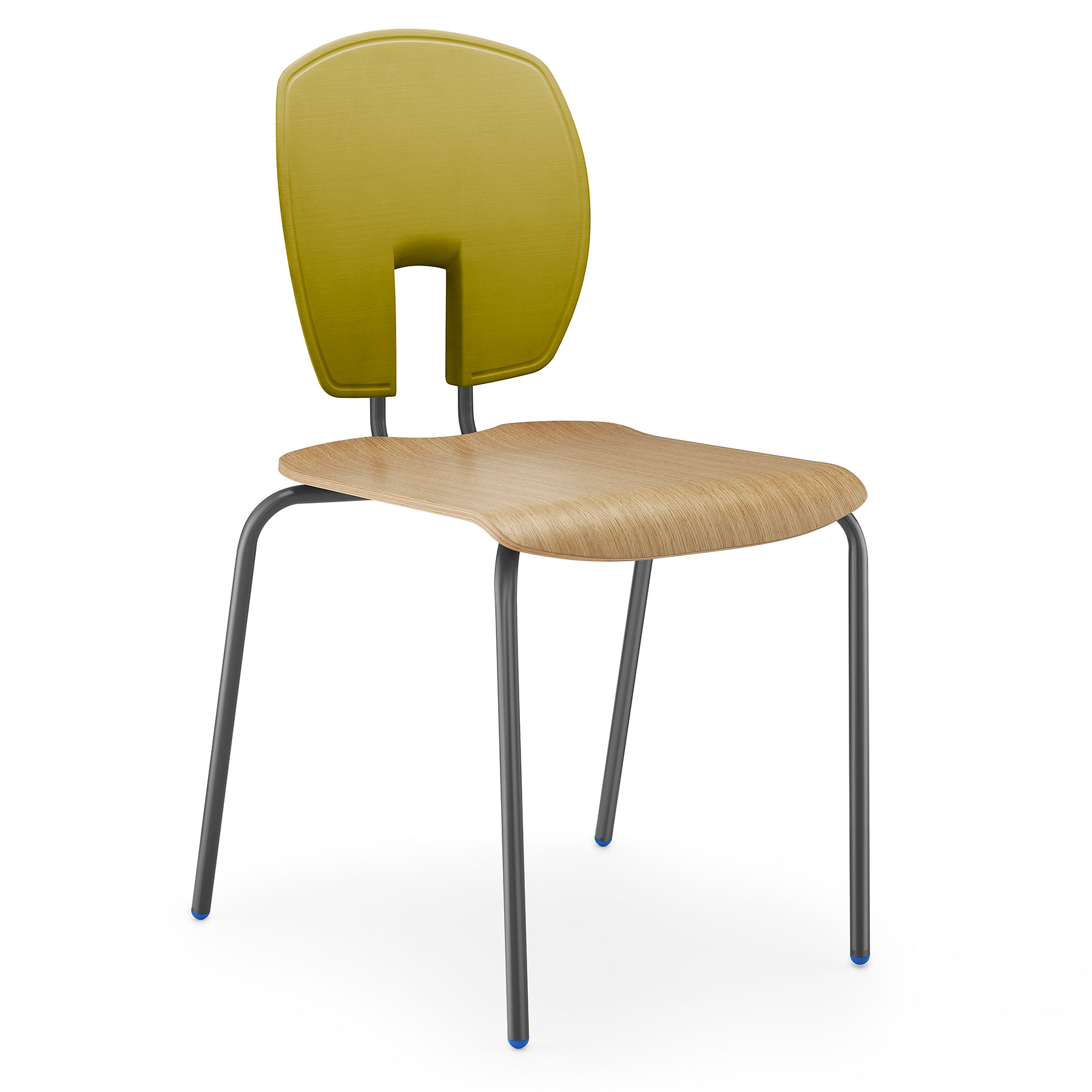 SE Curve School Classroom Chair + Wooden Seat | theClassroom.co