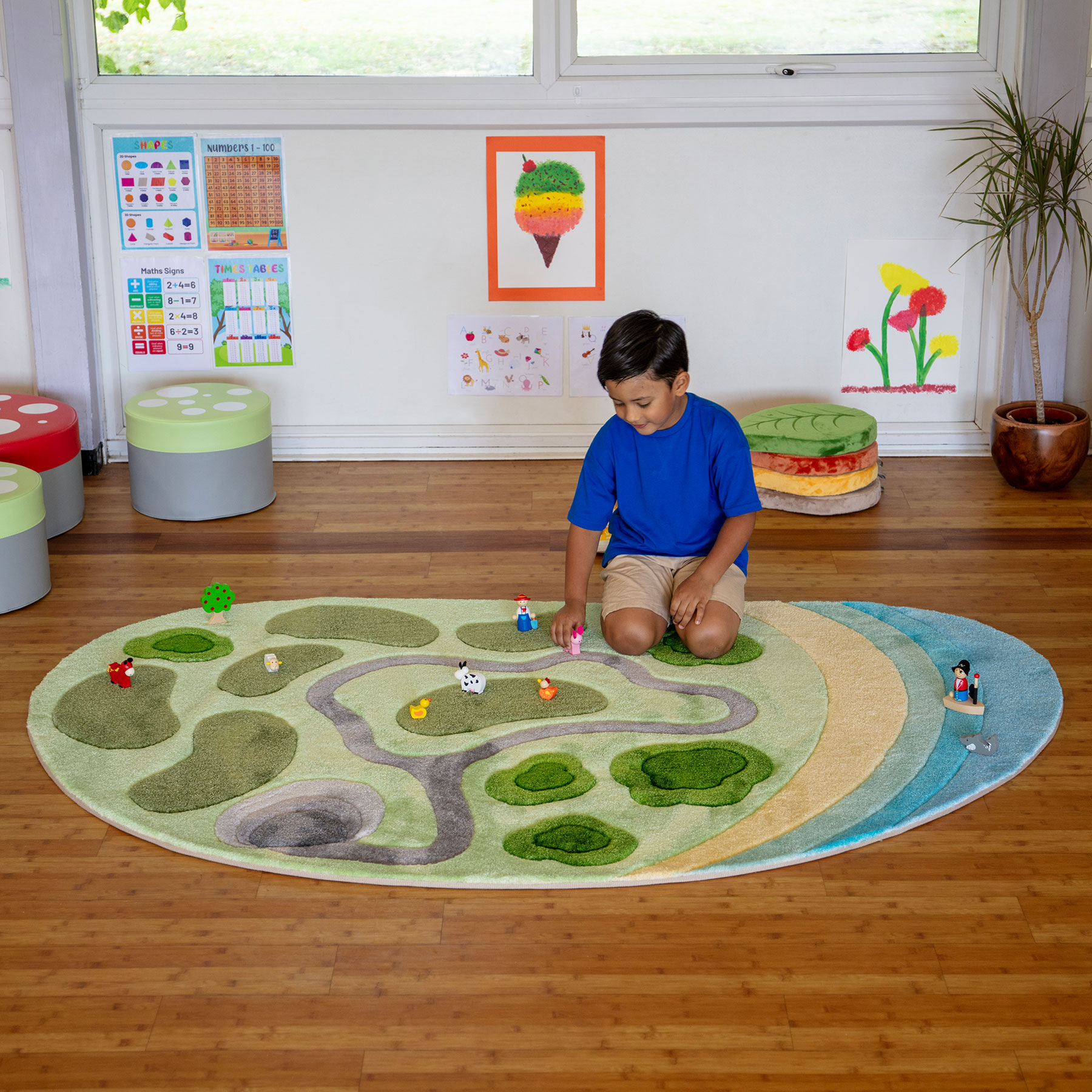 Shoreline Super Deluxe Carved Carpet | theClassroom.co