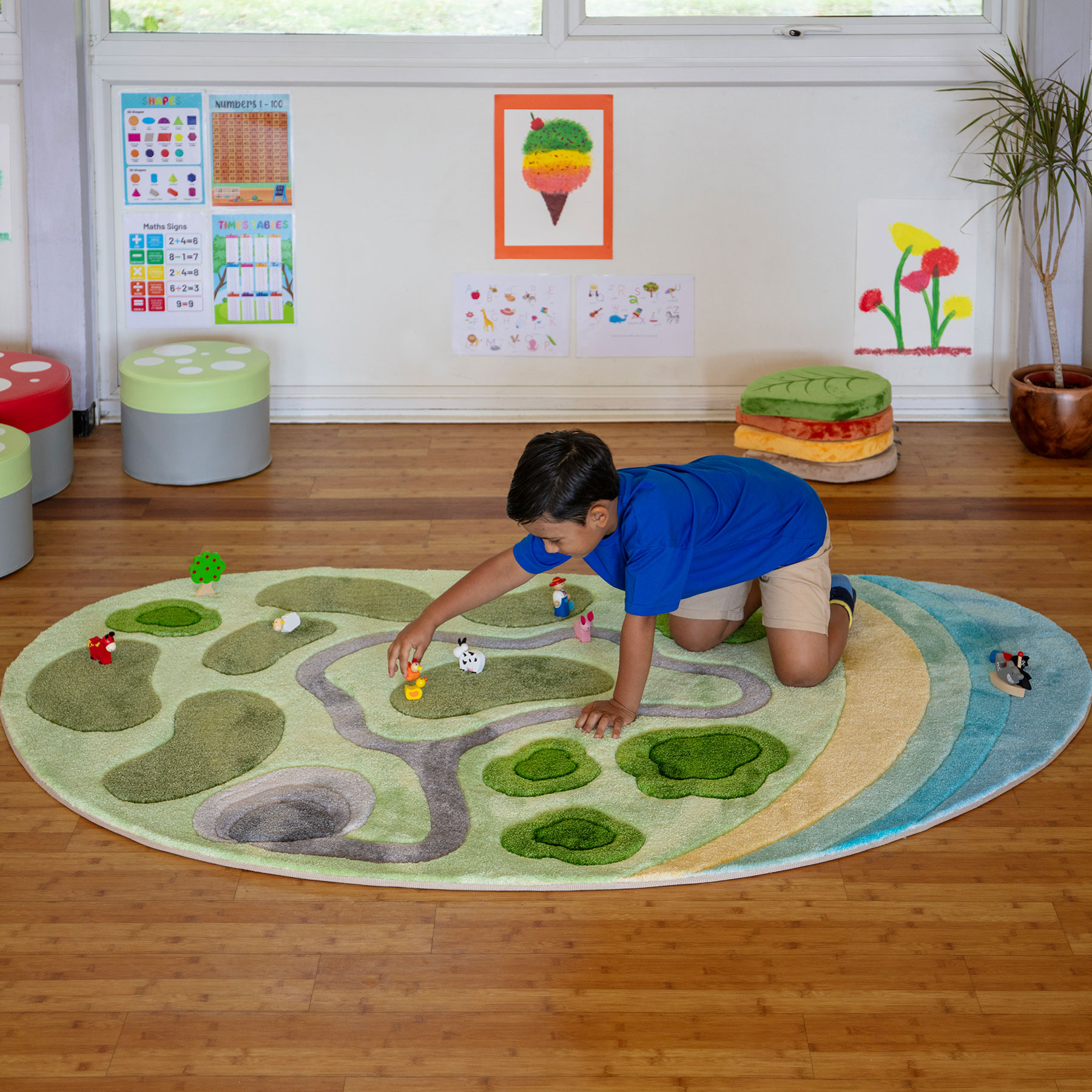 Shoreline Super Deluxe Carved Carpet | theClassroom.co