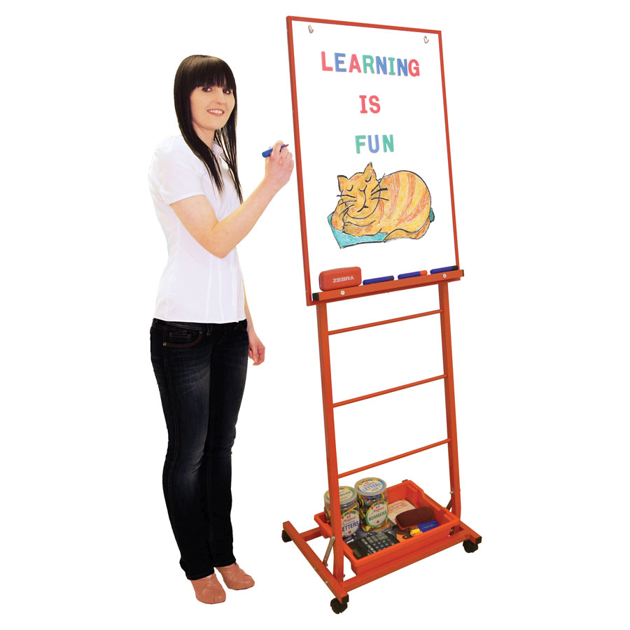 Single Boarded Mobile Easel - Portrait | theClassroom.co