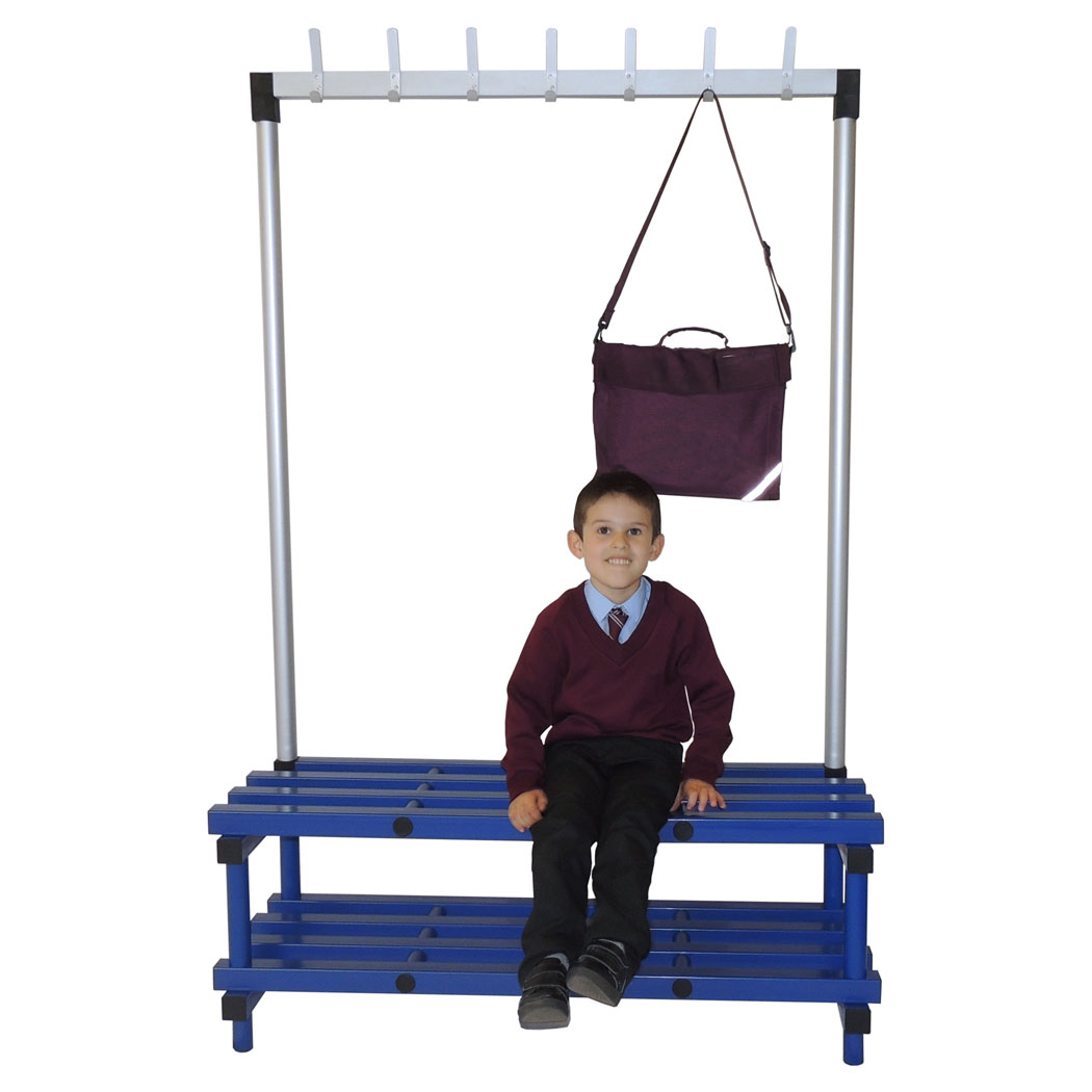 Stacarac Changing Room Bench & Rail | theClassroom.co