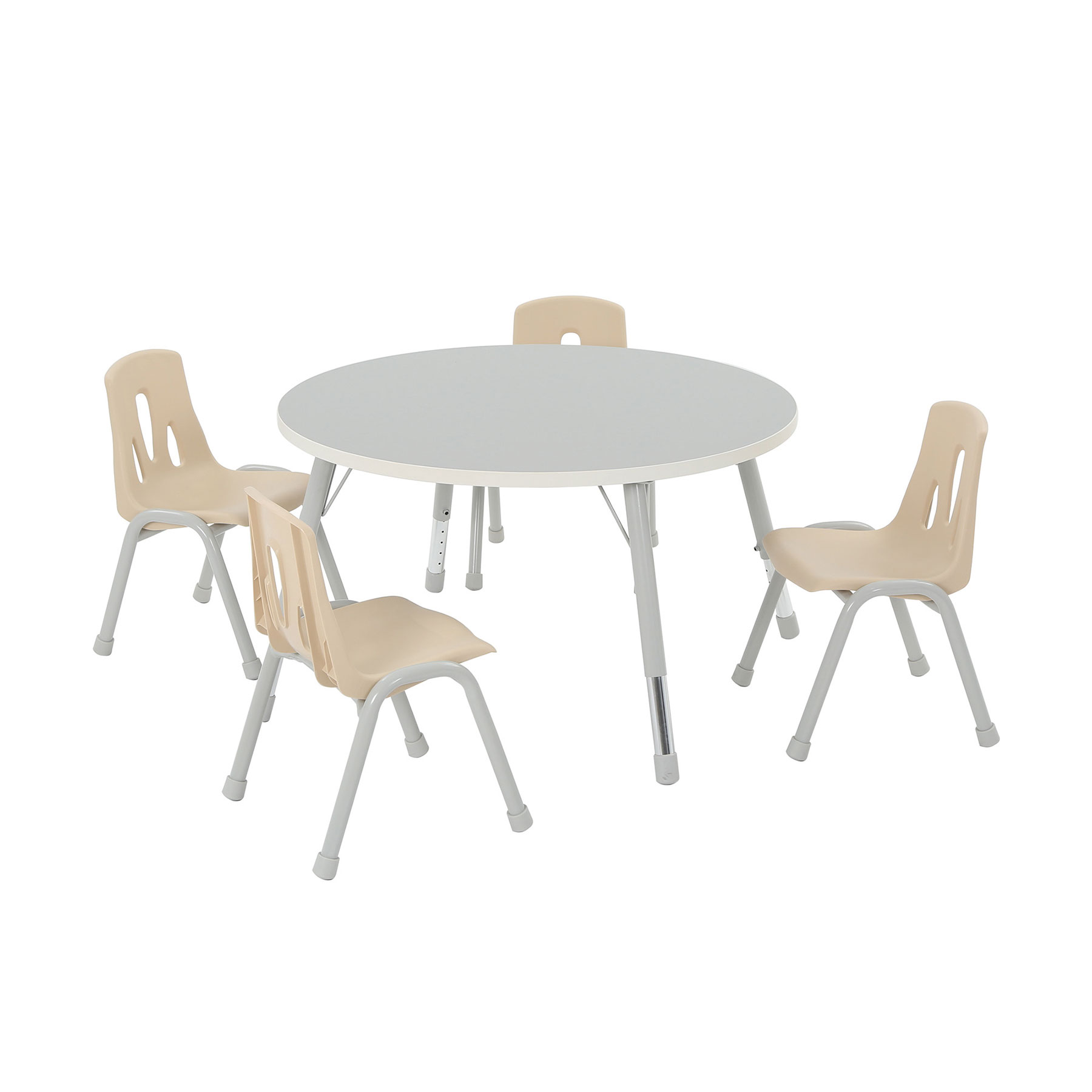 Thrifty Height Adjustable Round Table | theClassroom.co