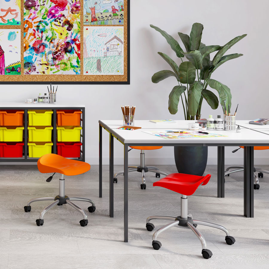 Titan ICT Swivel Stool | theClassroom.co