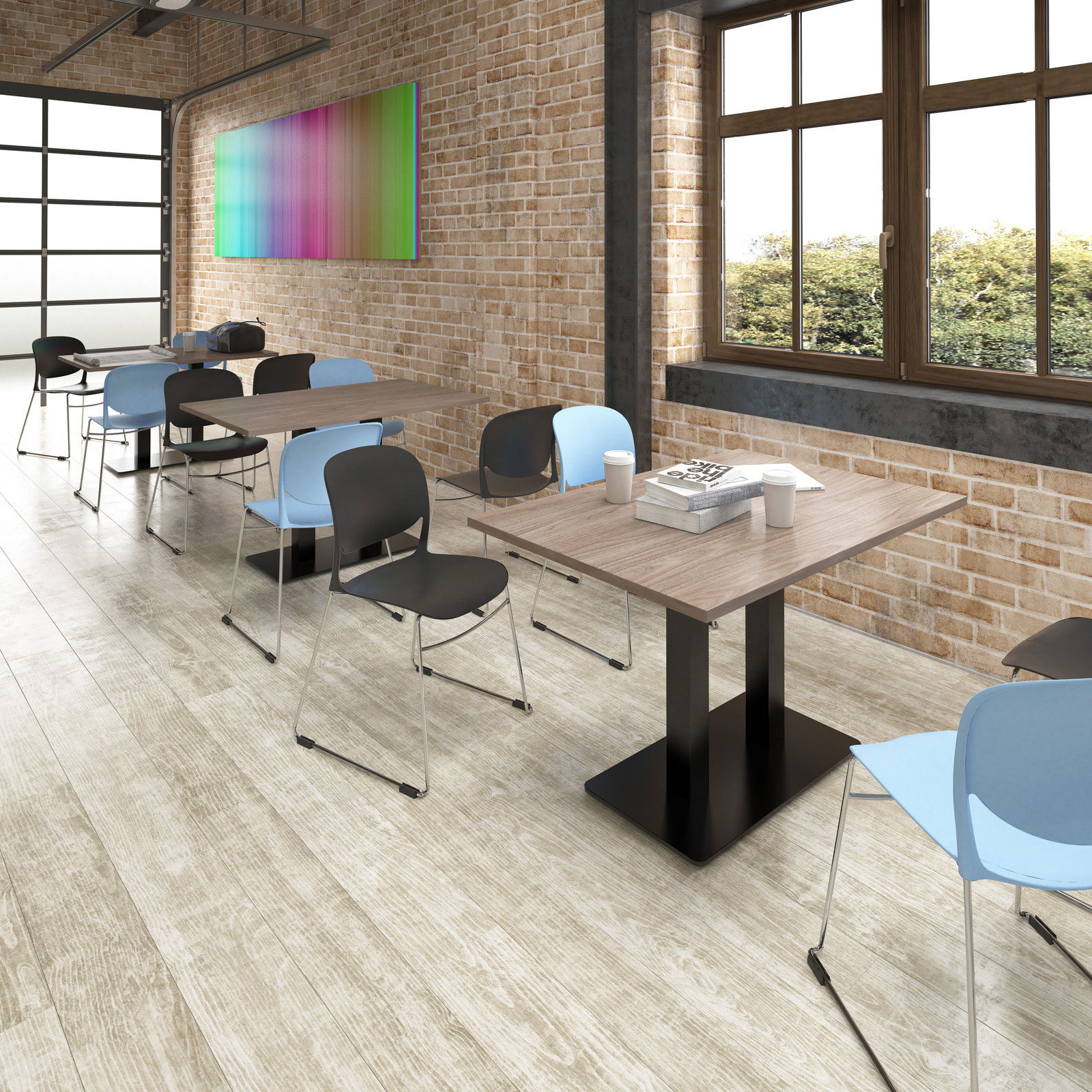 Verve Multi-Purpose Chair with Chrome Sled Frame | theClassroom.co