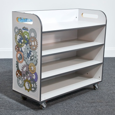 MakerTeam 4 Shelf Classroom Trolley | theClassroom.co